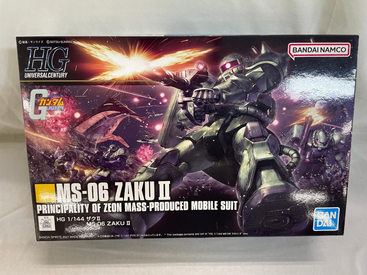 【未使用】【1円～】【未開封】1/144 HGUC MS-06 ザクII [5061545] 機動戦士ガンダムの落札情報詳細 - Yahoo!オークション落札価格検索 オークフリー