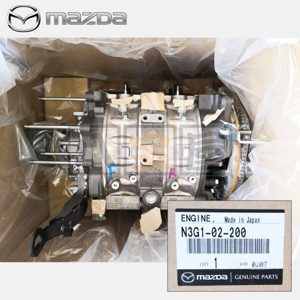 【未使用】堺市直接引取可 マツダ RX-7 FD3S 13B ショートエンジン 純正 MAZDA RX7 BRAND NEW ENGINE 新品 未使用 在庫 即納 N3G1-02-200の ...