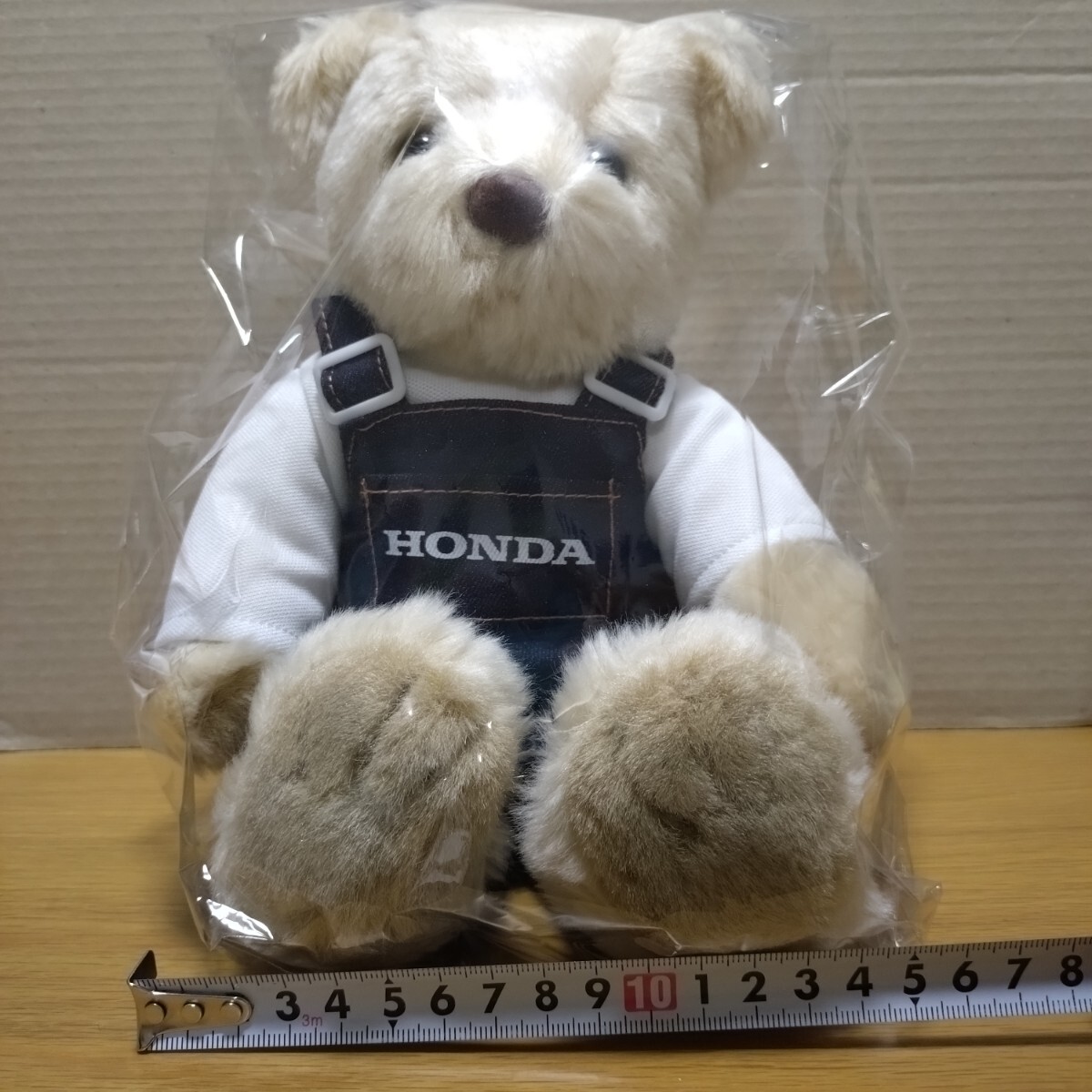 【未使用に近い】HONDA ぬいぐるみ ロゴ 熊 クマ テディベア ホンダ マスコット ベア テディ レア 希少 限定 car limited ...