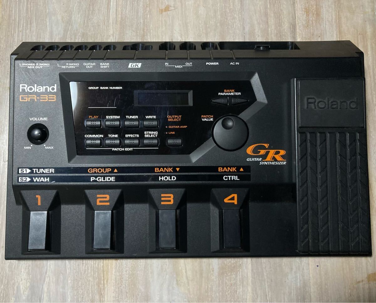 【目立った傷や汚れなし】★完動美品! ROLAND GR-33 ギターシンセ GKギター用音源 ローランドの落札情報詳細 - Yahoo ...