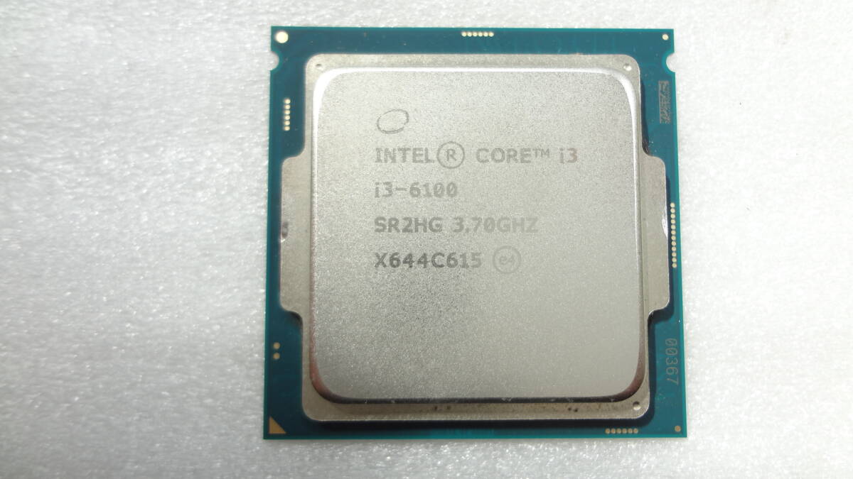 【傷や汚れあり】Intel Core i3-6100 SR2HG 3.70GHz 中古動作品(A917）の落札情報詳細 - Yahoo!オークション落札価格検索 オークフリー