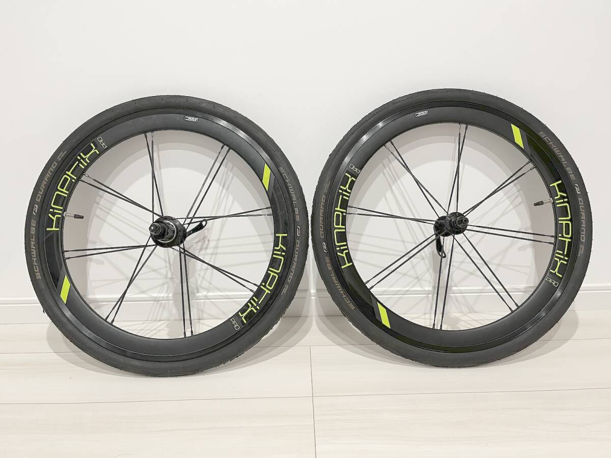 【目立った傷や汚れなし】KINETIX PRO Deep Dish キネティックス プロ 451 20インチ TERN 純正 ホイール 前後 ...