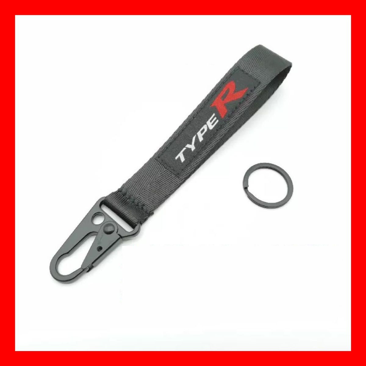 【未使用】【ラスト1点】TypeR タイプR キーホルダー ストラップ アクセサリー ブラック 黒 ホンダ ナイロン シビック FK2 FK8 NSX TYPE R Type-Rの落札情報詳細 ...