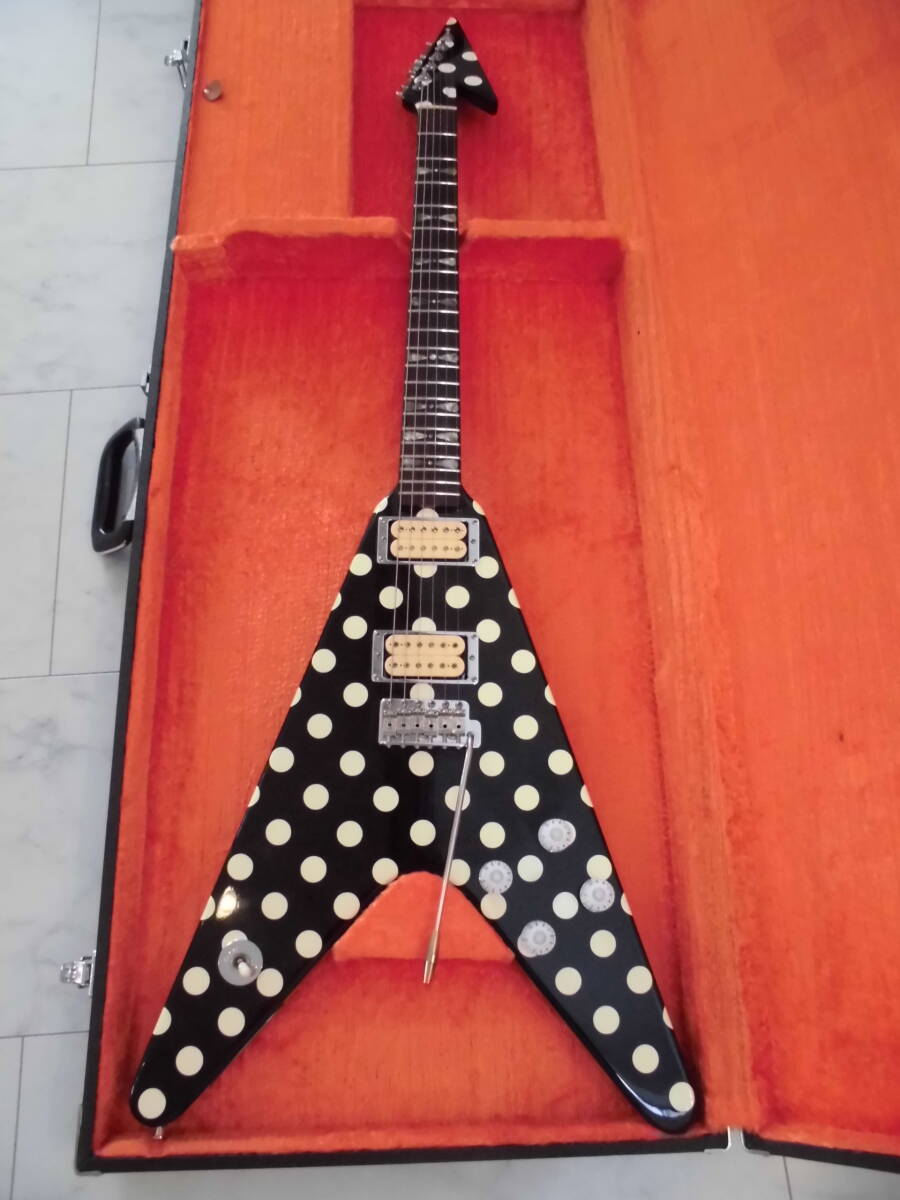 【傷や汚れあり】1円～！FV-105RR Randy Rhoads ランディ・ローズ モデル 純正ハードケース付き Fernandes フェルナンデス Polka Dot ポルカドットの落札 ...