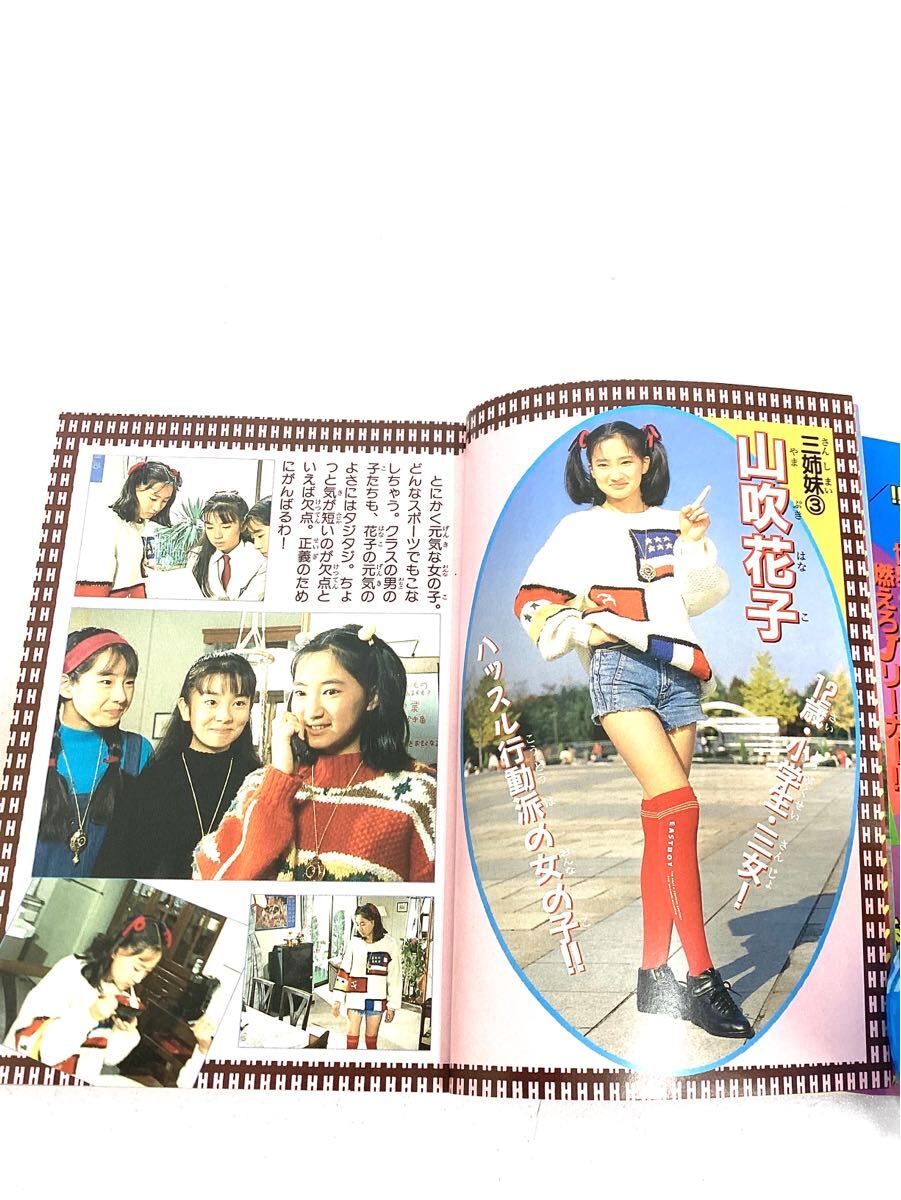 【やや傷や汚れあり】シュシュトリアン大百科 CHOUCHOUTRIAN 雪小花 有言実行三姉妹写真集 レア 当時物 田中規子/石橋桂/広瀬仁美 ...