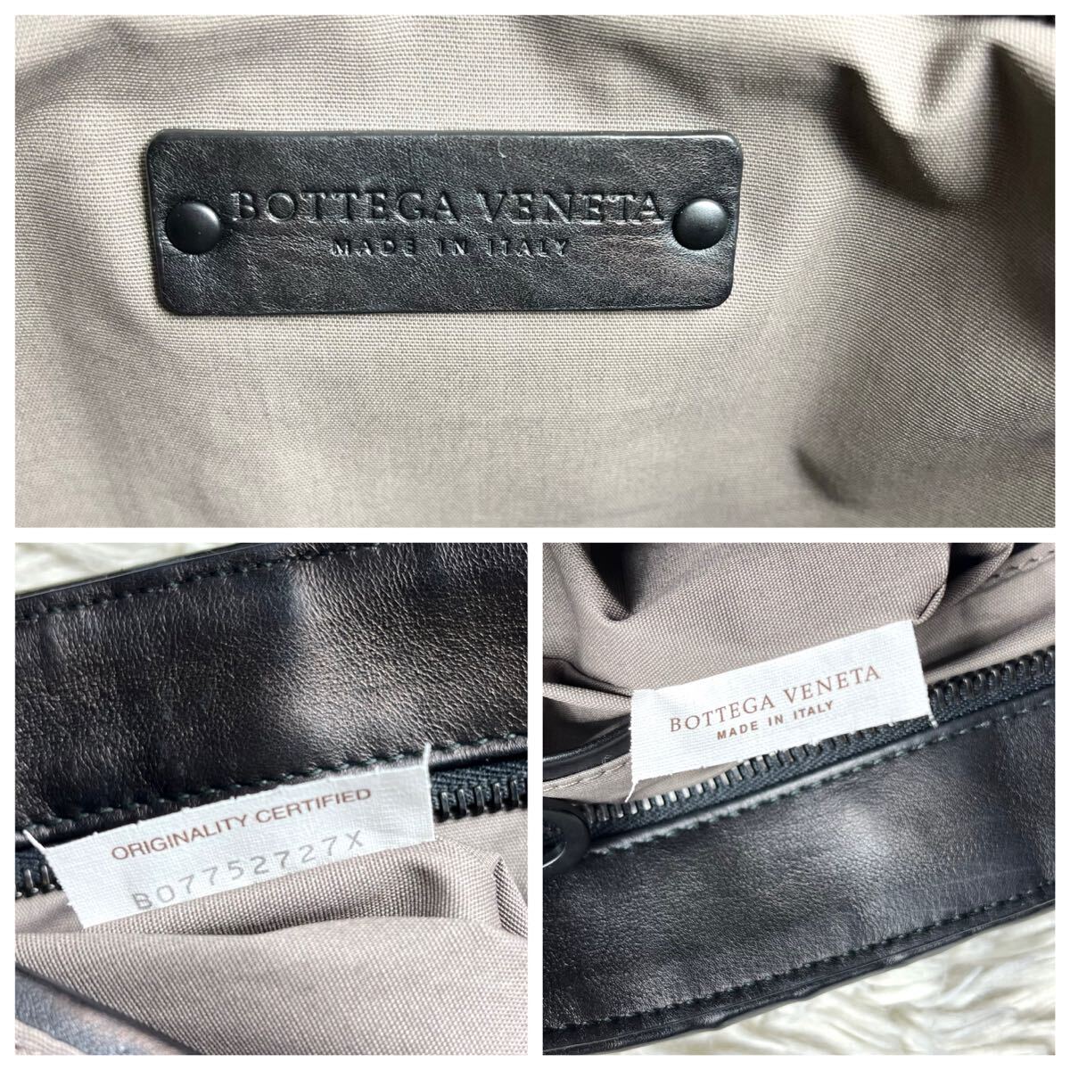 【未使用】★送料無料★新品★正規品★BOTTEGA VENETA(ボッテガヴェネタ)/イタリア製/レザー/本革/三つ折り財布/イントレチャート/ブラック/609285の落札情報詳細 ...