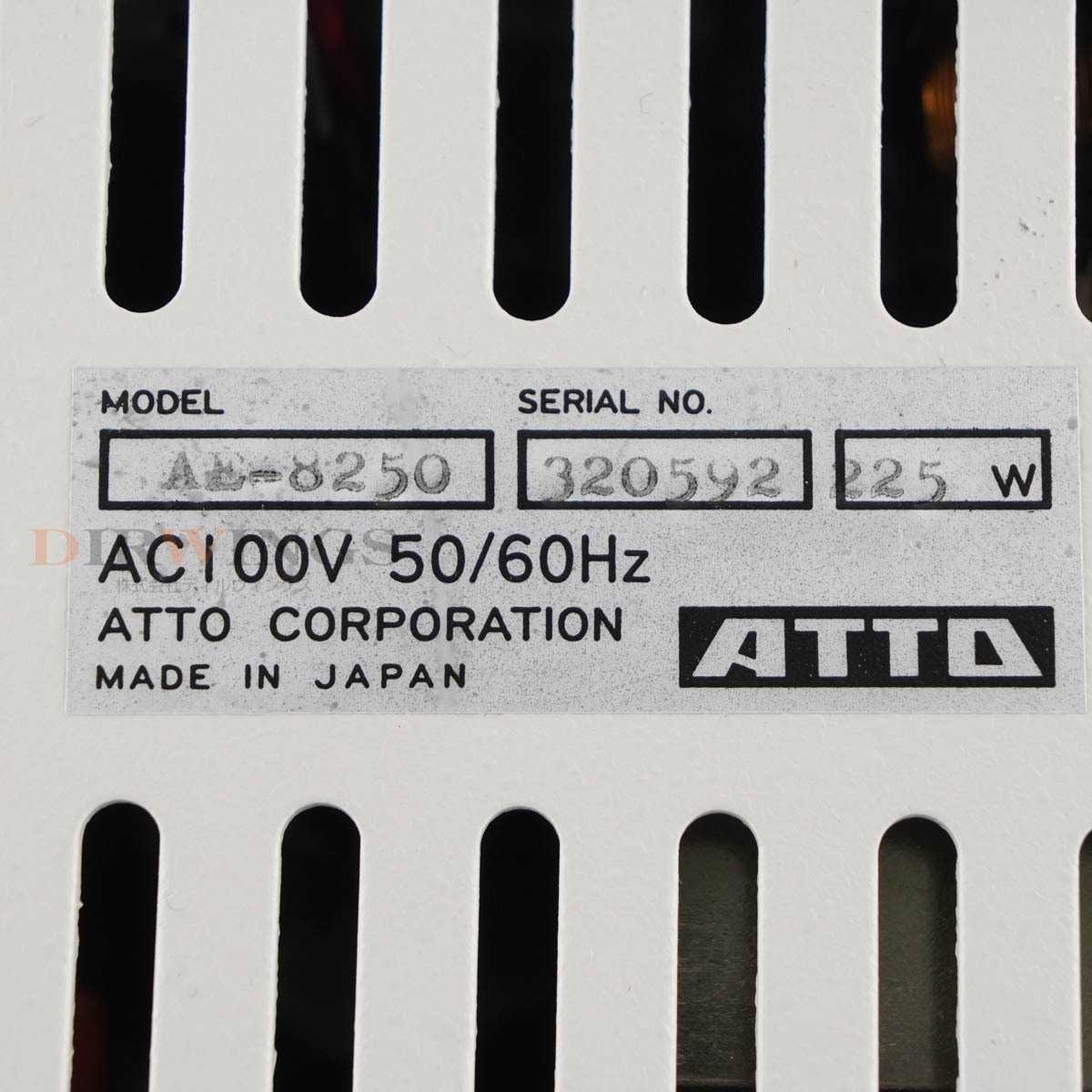 【やや傷や汚れあり】[DW] 8日保証 AE-8250 ATTO アトー CROSSPOWER 500L クロスパワー 電源装置 電気泳動[06358-0027]の落札情報詳細 - Yahoo ...
