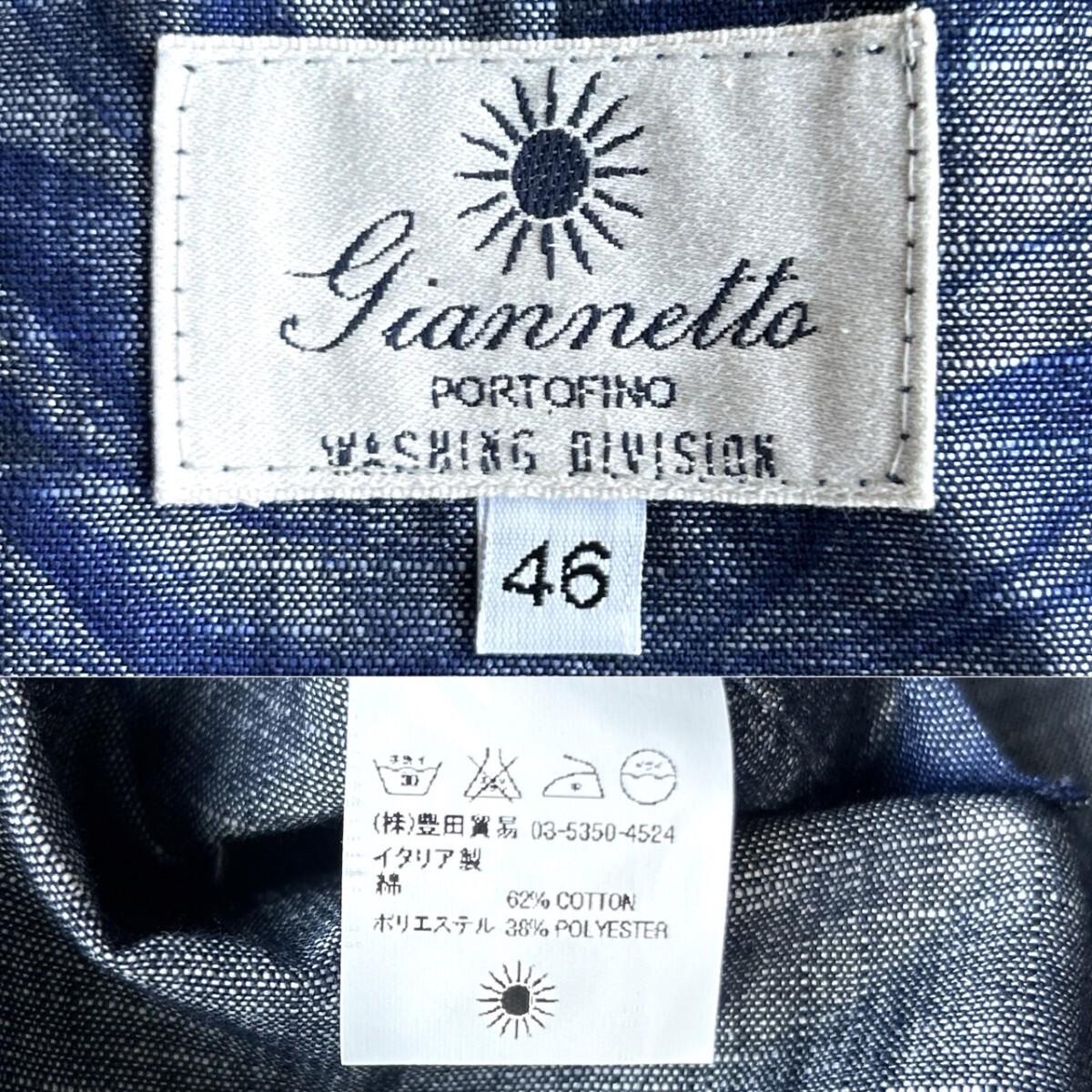 【目立った傷や汚れなし】Giannetto ジャンネット 花柄 テーラードジャケットサイズ46 Sサイズ 青系 イタリア製の落札情報詳細 - Yahoo!オークション落札価格検索 オークフリー