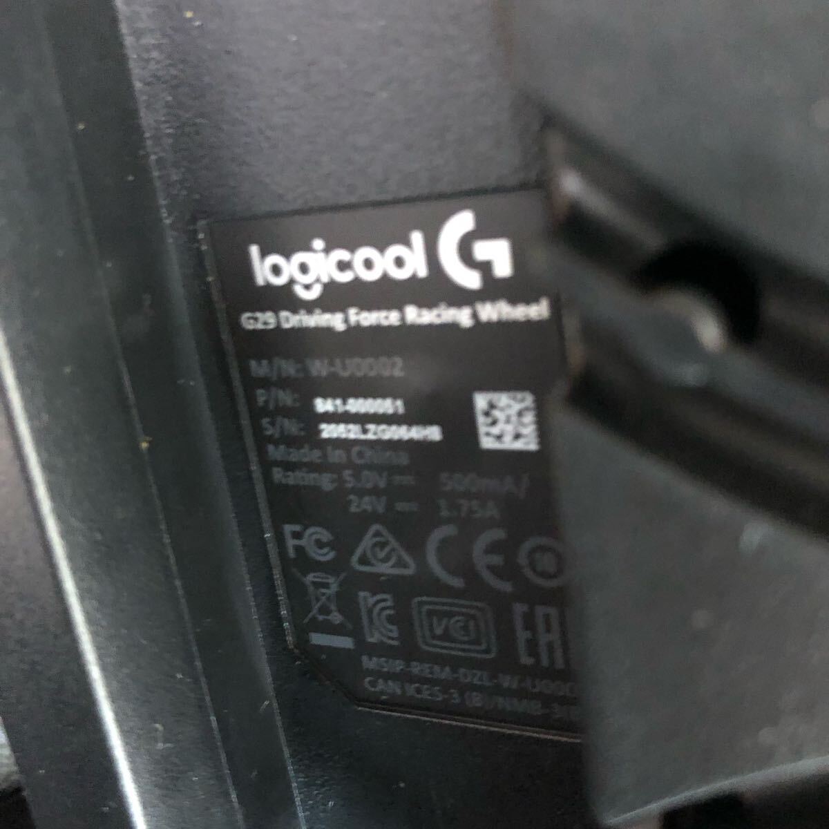 【やや傷や汚れあり】② Logicool G29 Driving Force LPRC-15000 ロジクール G29 ドライビングフォース シフター付き 通電確認済みの落札情報詳細 ...