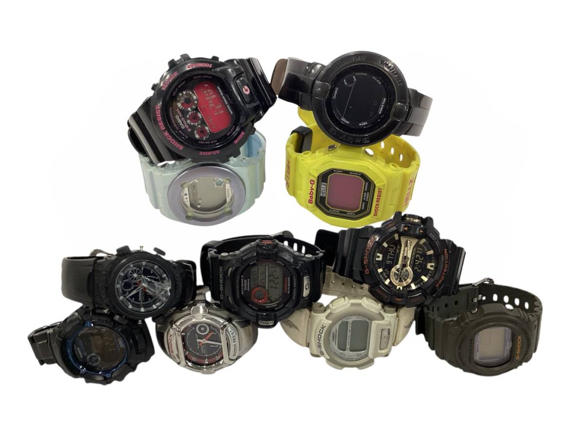 【やや傷や汚れあり】★ まとめ商品 CASIO G-SHOCK 7本 (GW-2310BD,9200J/G-5700GH,600/DW-003 ...
