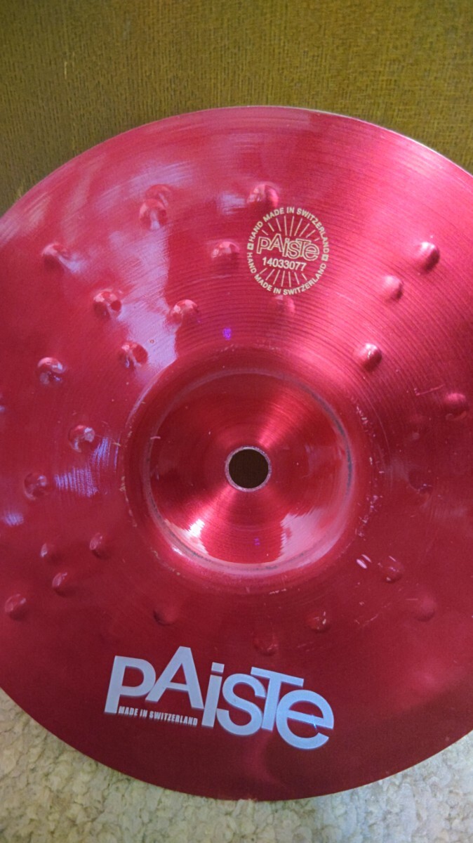 【やや傷や汚れあり】【激レア 動画あり】paiste alpha thin splash 8 パイステ スプラッシュ シンバル の落札情報詳細 ...