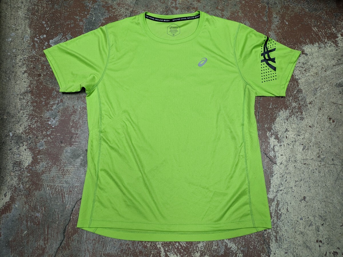 【やや傷や汚れあり】asics アシックス dry 半袖 tシャツ ネオンカラー L 八e1の落札情報詳細 - Yahoo!オークション落札 ...
