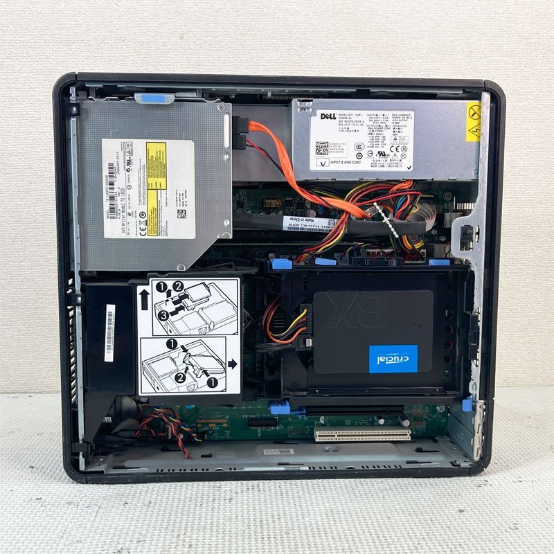 【やや傷や汚れあり】希少OS WindowsXP 32bit Core2搭載 ★ DELL OptiPlex 380 SFF Core 2 Duo-E7500(2.93G/2C) メモリ3GB ...
