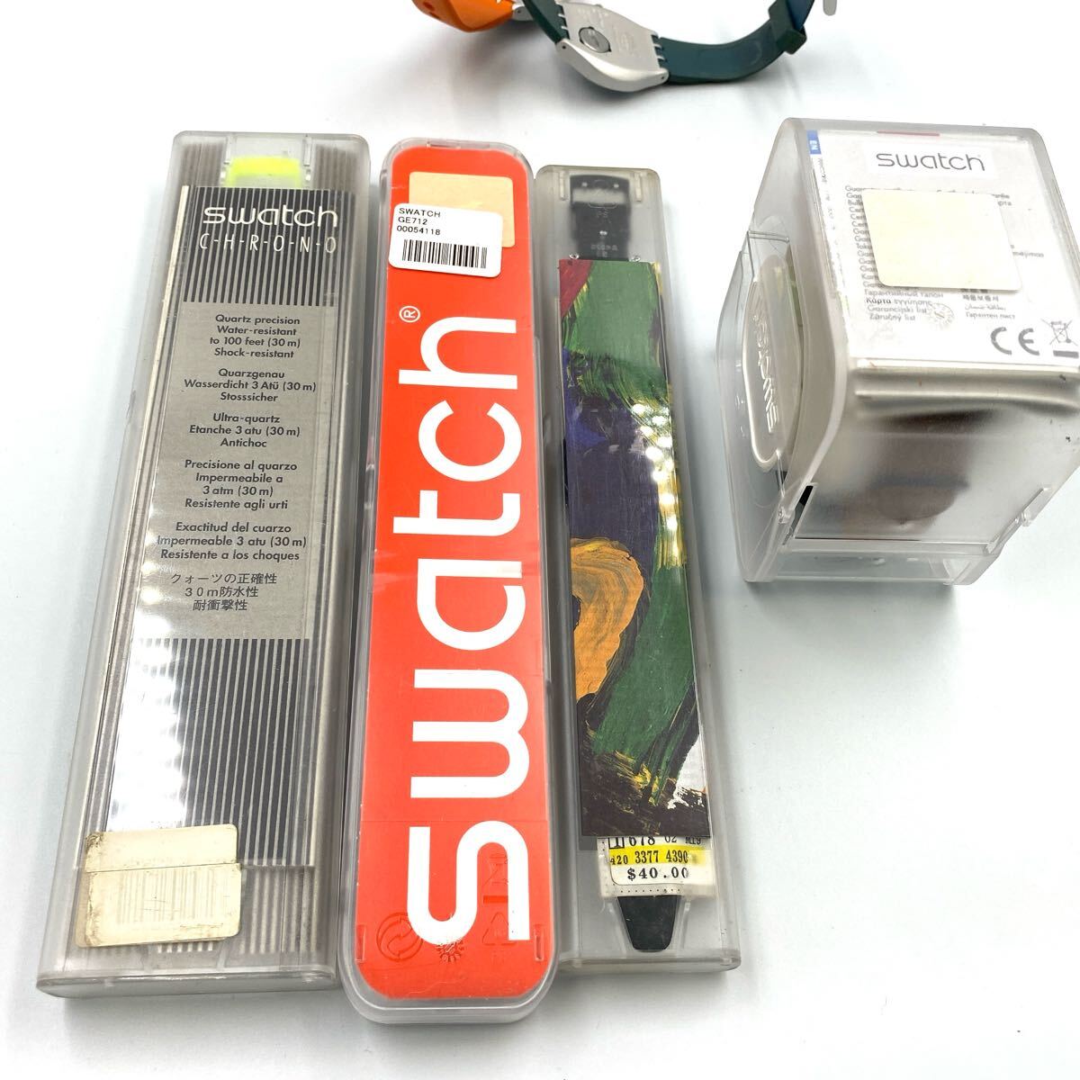【やや傷や汚れあり】swatch スウォッチ Special Unit IRONY アルミニウム Bengt Lindstrom ヴィンテージ ...