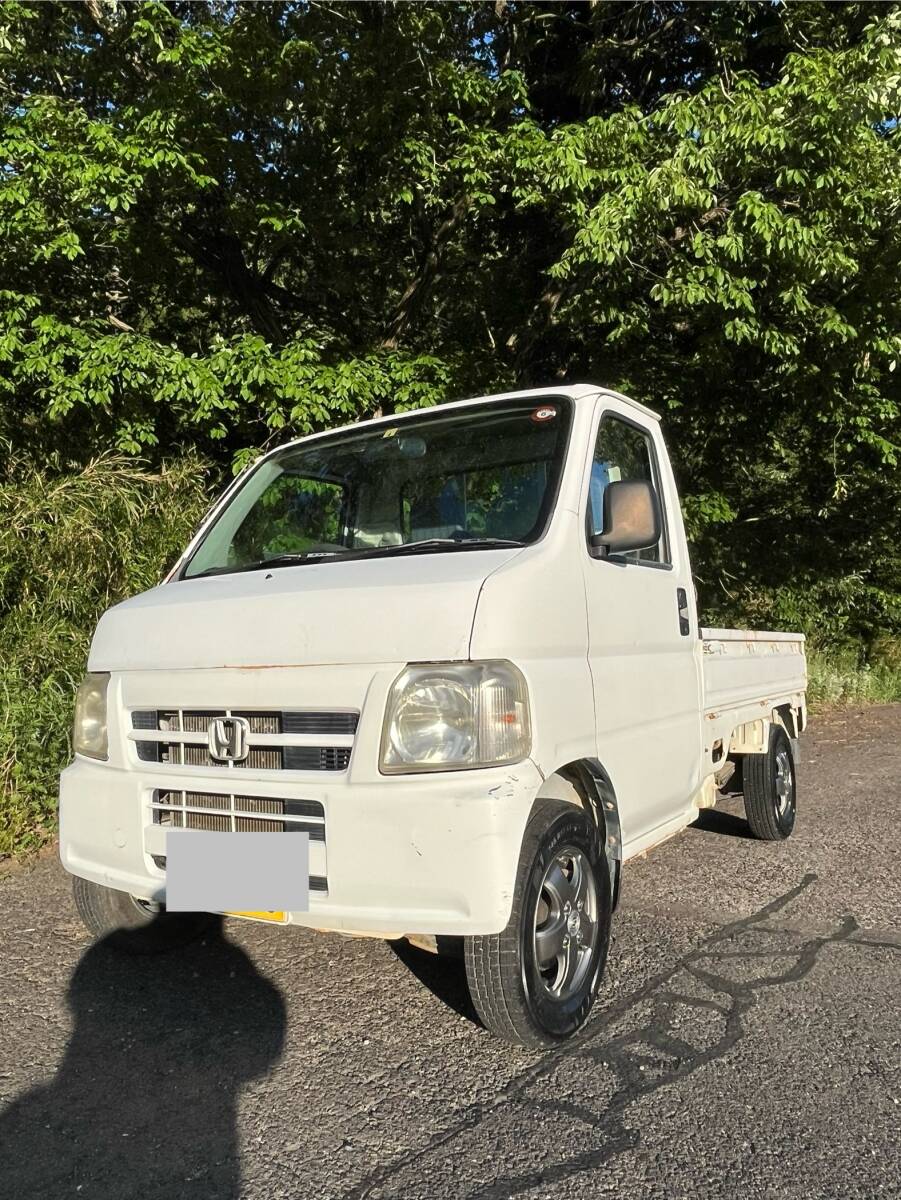 【走行距離 142091 km】ホンダ アクティ トラック フルタイム4WD パワステ HA7 平成14年式 5F 走行142,091km ...