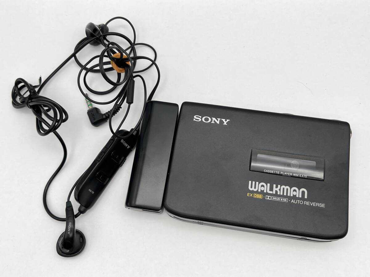 【やや傷や汚れあり】i3579HI SONY WM-EX70 カセットプレーヤー ウォークマン ブラック イヤホン ソニー walkman ポータブル オーディオ機器 通電動作未確認の落札情報 ...