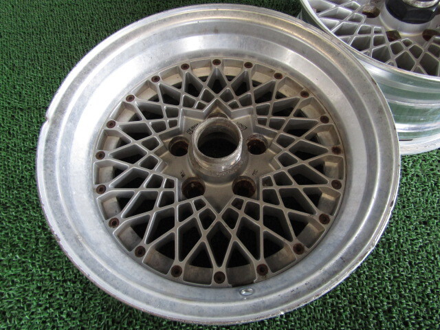 【全体的に状態が悪い】B5650 HEROES RACING ヒーローズ レーシング 15インチ 7J-3 114.3-5H 深リム マイナス設定 2本 旧車 カスタムサイズの落札情報詳細 ...