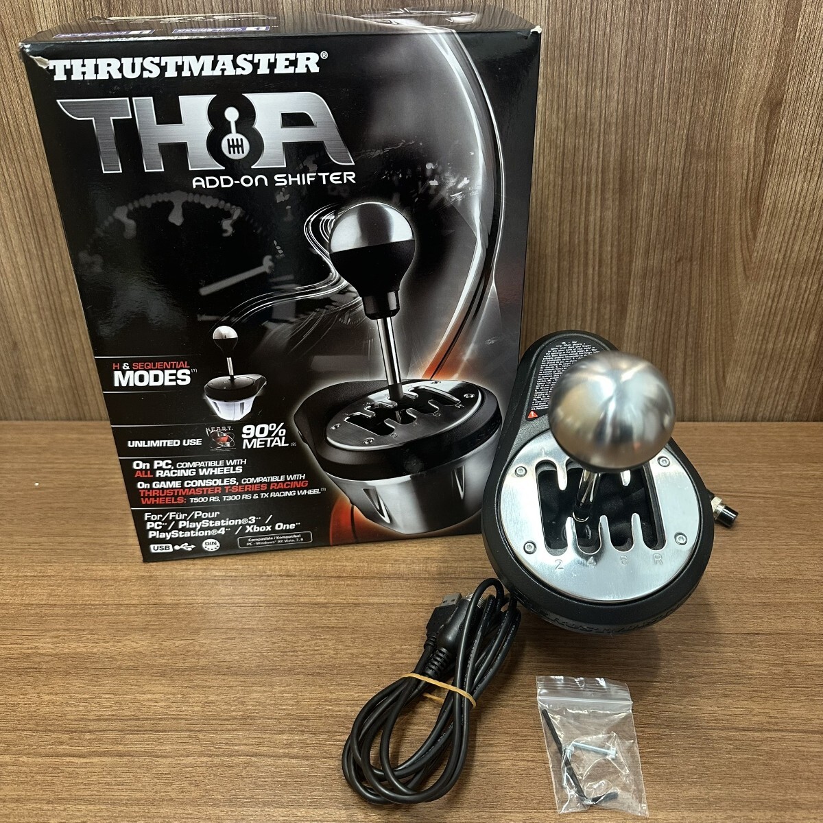 【未使用】東ハ:【Thrustmaster/スラストマスター】TH8A ADD-ON SHIFTER 高性能シフトレバー 4060059 PS4/PS3/Xbox One用周辺機器 ★送料無料 ...