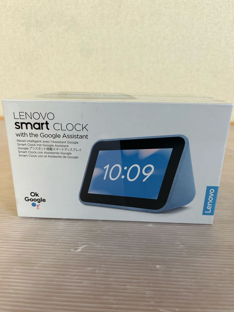 【未使用】1円〜 新品未開封 Lenovo レノボジャパン スマートスピーカー Lenovo Smart Clock ZA4R0007JP [Googleアシスタント搭載/Wi-Fi ...