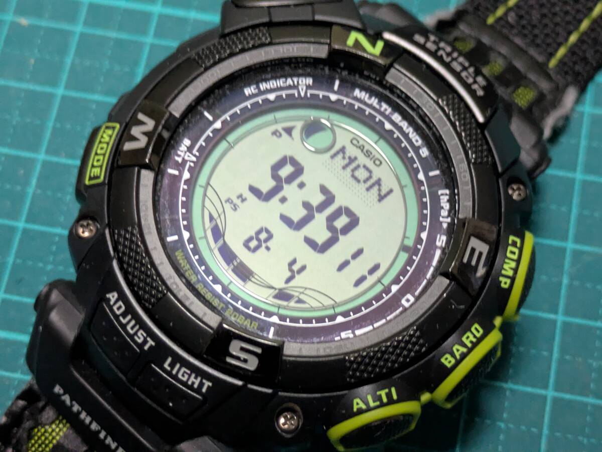 【目立った傷や汚れなし】E/1805 美品 CASIO SEA-PATHFINDER SPF-40 カシオ 腕時計の落札情報詳細 ...