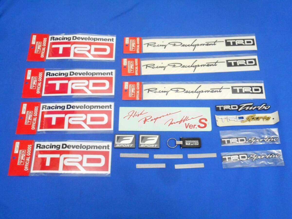 【未使用】新品・未使用！TOYOTA トヨタ TRD Toyota Racing Development ステッカー キーホルダー メタル ...