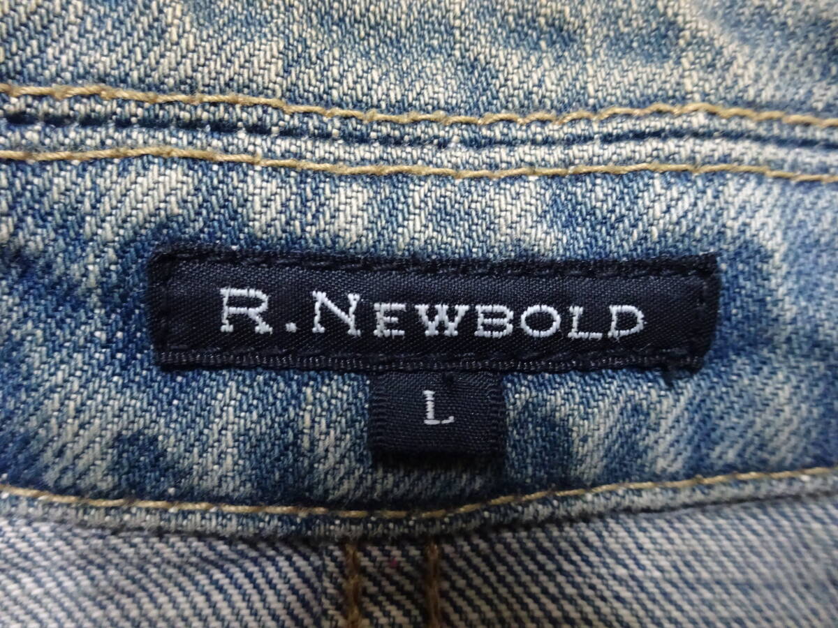 【やや傷や汚れあり】 ほ-45 R.NEWBOLD デニムジャケット Gジャン ジージャン サイズLの落札情報詳細 - Yahoo ...
