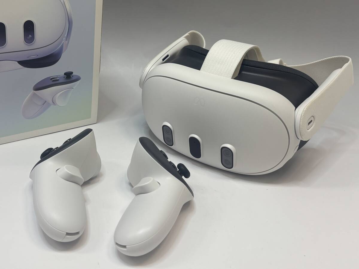 【目立った傷や汚れなし】極美品 Meta Quest 3 512GB VRヘッドセット + BOBO VR head strap M3 pro ...