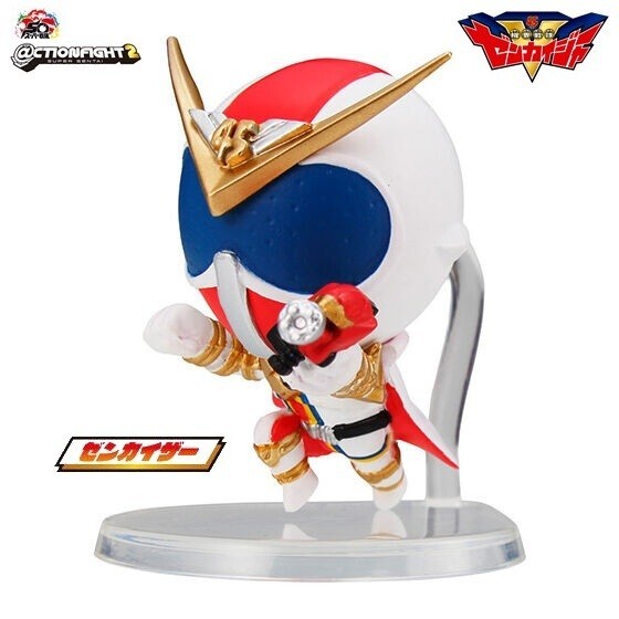 【未使用】@CTION FIGHT(アクションファイト) スーパー戦隊シリーズ2「ゼンカイザー」 ／ バンダイ 機界戦隊ゼンカイジャーの落札情報詳細 - Yahoo!オークション落札価格検索 ...