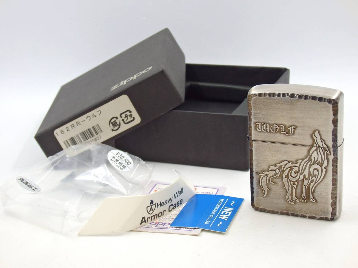 【目立った傷や汚れなし】★中古★Zippo Heavy Wall ジッポー ライター 162RR ウルフ ※火花 / OFG64410Oの落札 ...