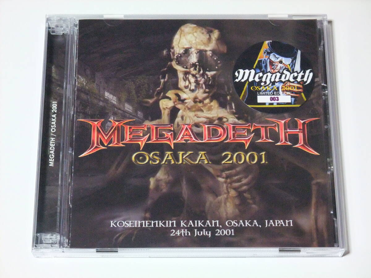 【未使用に近い】OSAKA 2001 / MEGADETH プレス2CDの落札情報詳細 - Yahoo!オークション落札価格検索 オークフリー