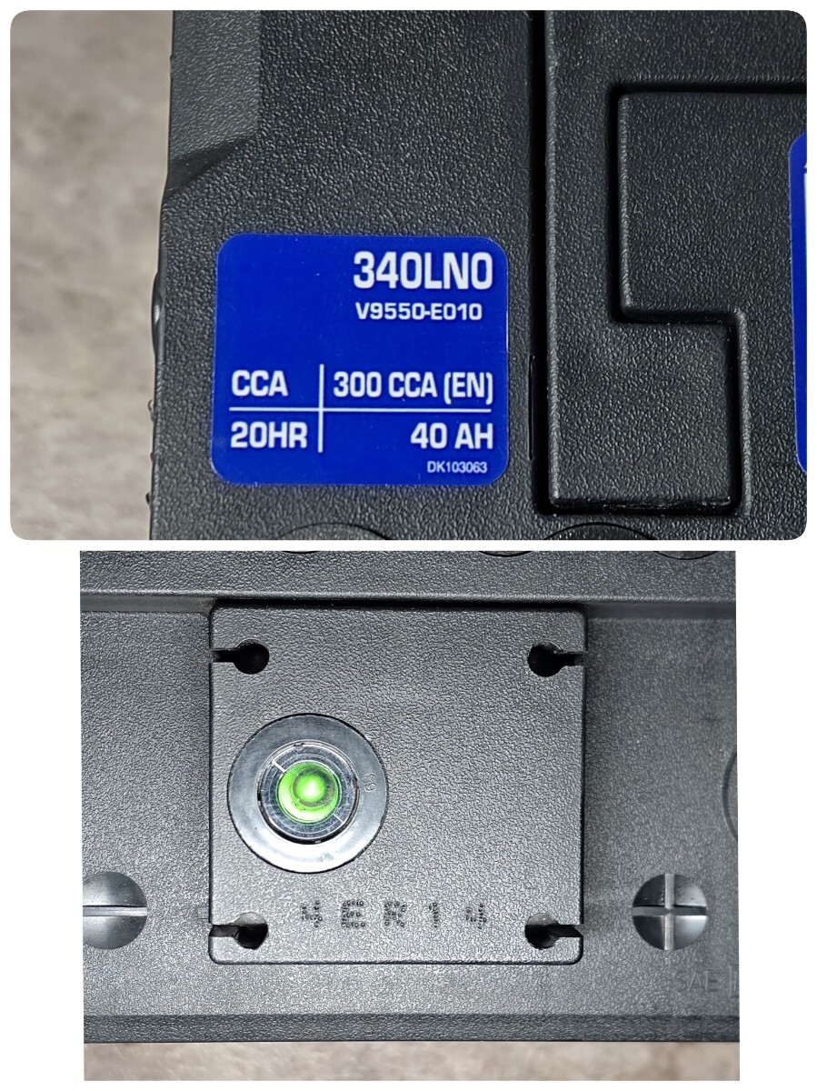 【やや傷や汚れあり】【18ヶ月保証】エクセレント再生バッテリー 340LN0 2024年製造 ACDelco トヨタ系ハイブリッド補機用 大 ...