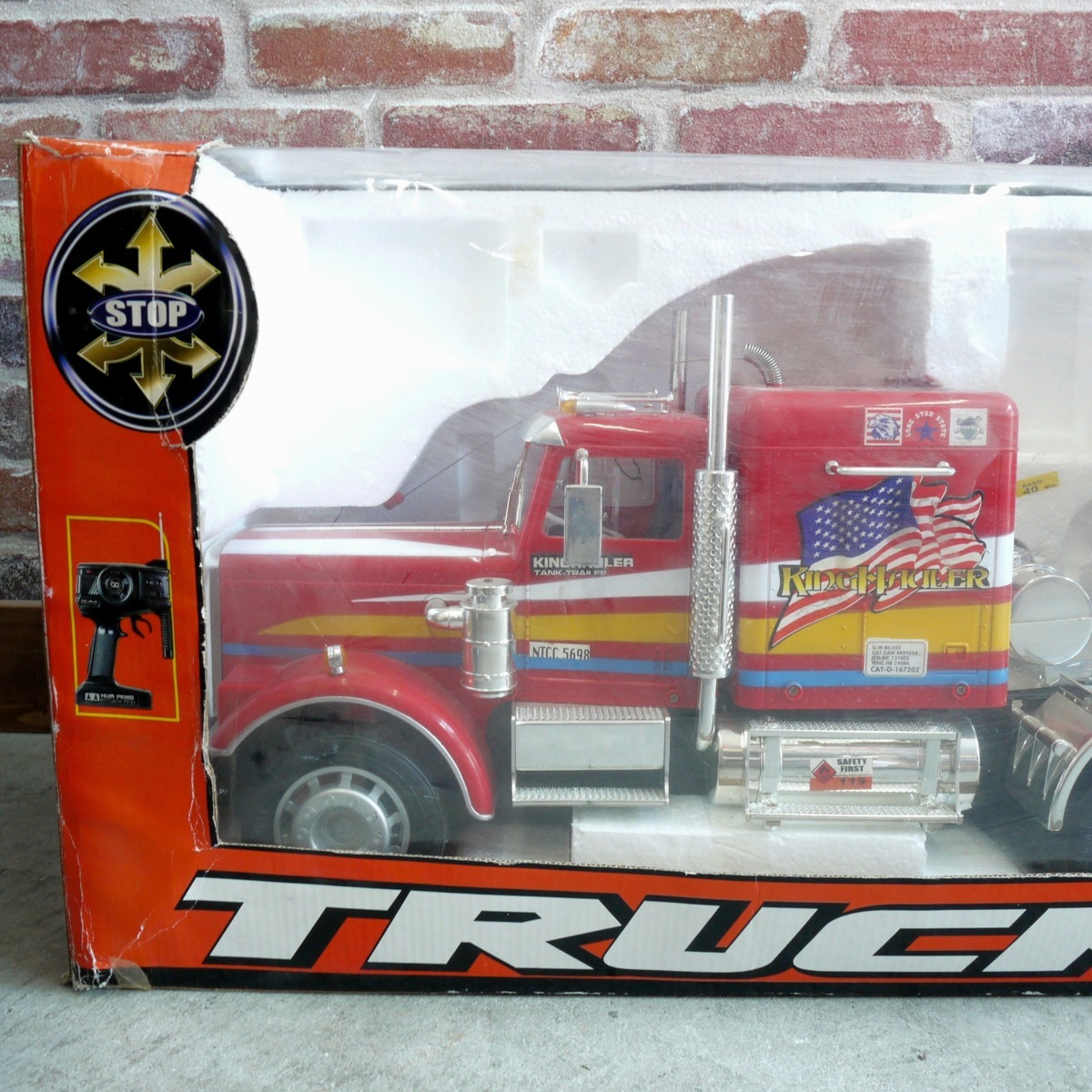 1円スタート HUA PENG / 1/14 ラジコン R/C コンテナトレーラートラック M-2【t45u-387】の落札情報詳細 ...