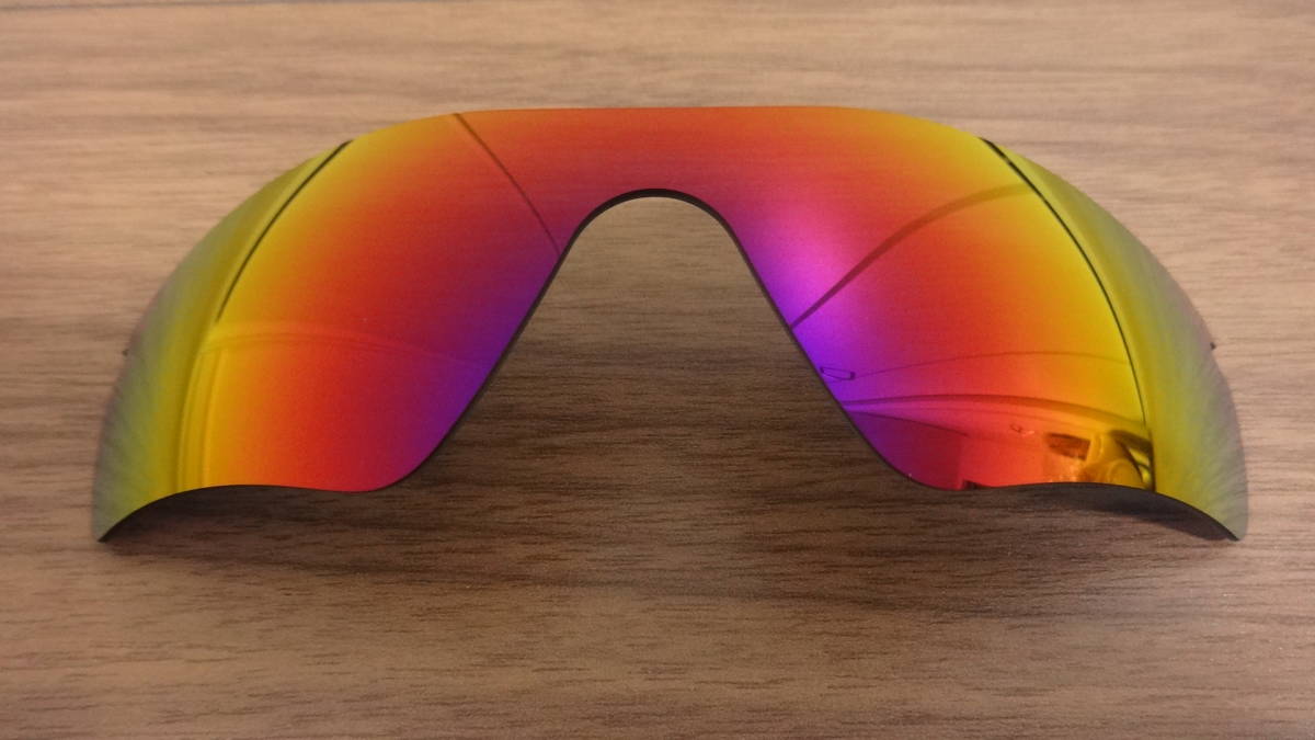 【新品】緊急値下げ！★オークリー レーダーパス用 カスタム偏光レンズ Radar Path MIDNIGHT SUN Mirrored ...