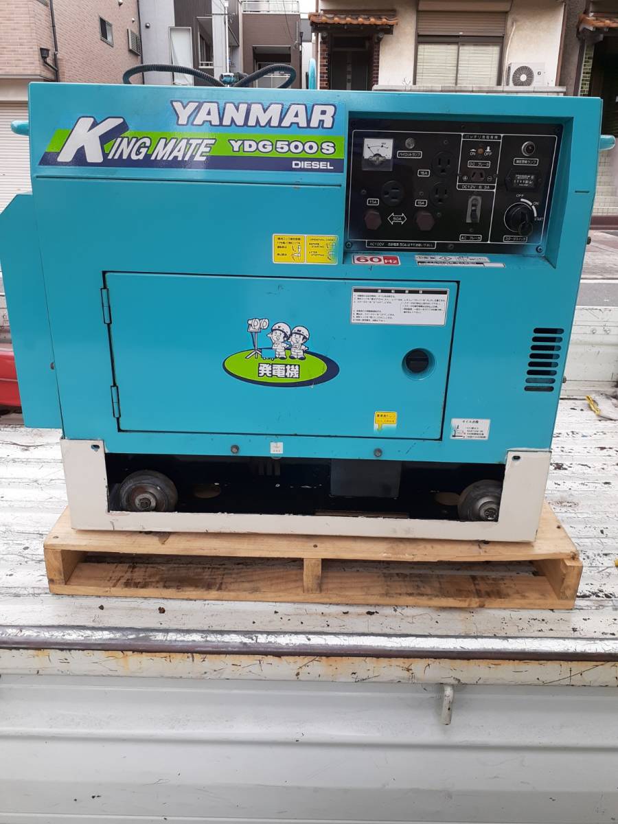 ヤンマーディーゼル発電機 YDG500S-6ERG 60Hz 中古良品の落札情報詳細 - Yahoo!オークション落札価格検索 オークフリー