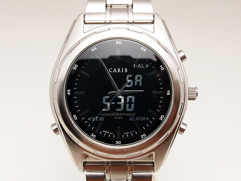 希少【動作品】セイコー ALBA CARIB Y911-0A40 デジアナ SEIKO アルバ カリブ 二重面相の落札情報詳細 - Yahoo ...