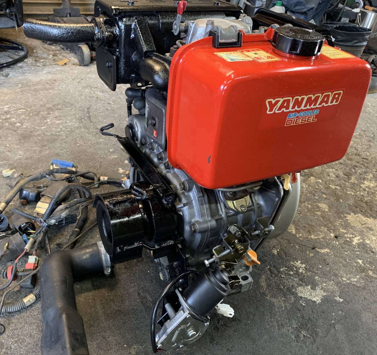 ヤンマー ディーゼルエンジン 汎用 L90 9馬力 L90SEWA セル付き マフラー 配線 鍵 付きの落札情報詳細 - Yahoo!オークション落札価格検索 オークフリー
