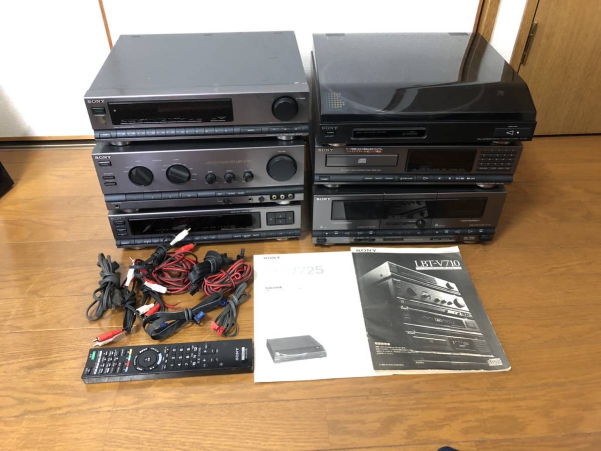 ★SONY ST-V710 TA-V710D SEQ-V710 PS-725 COP-710 TC-V710 ターンテーブル コンパクト ...