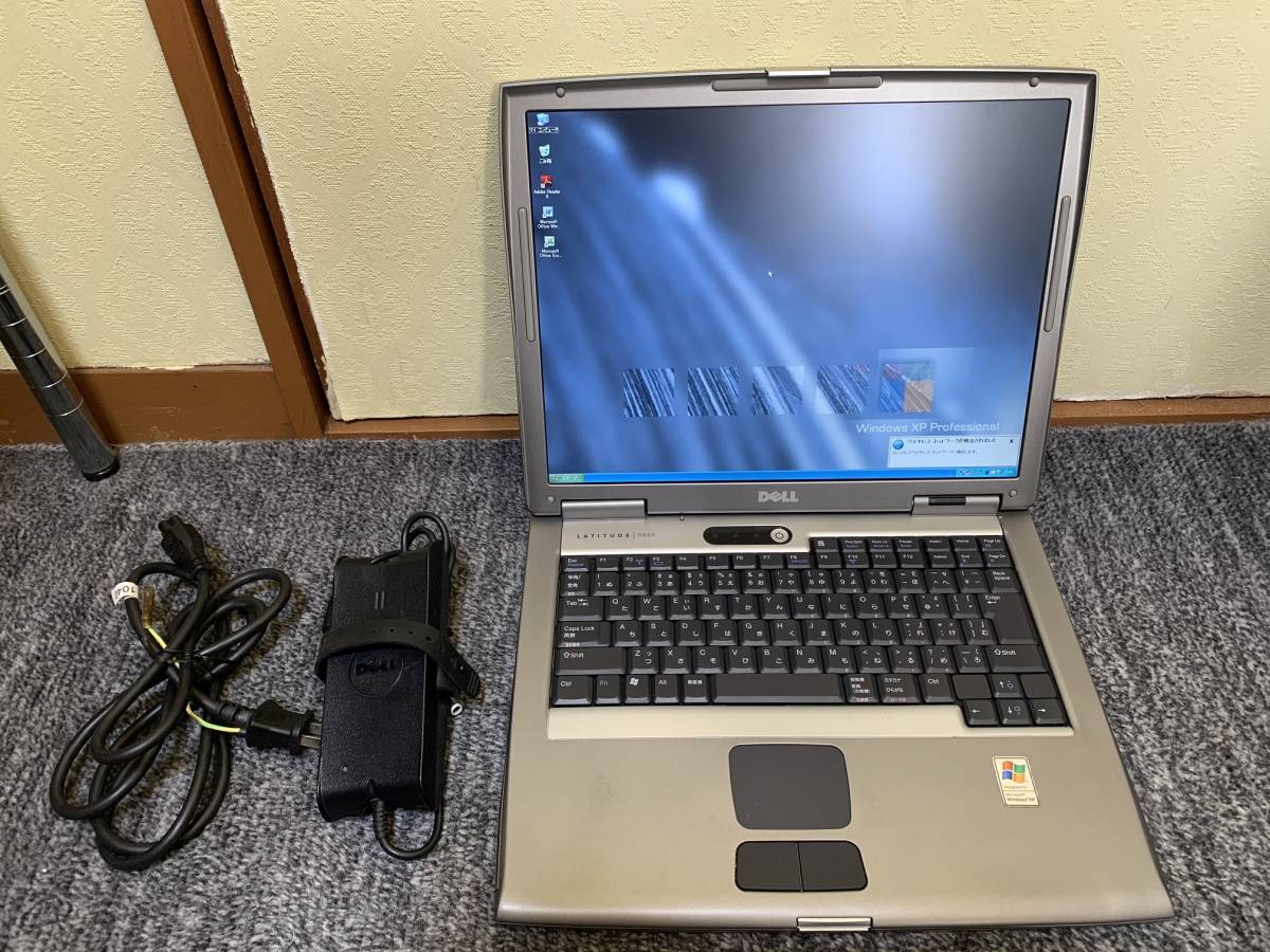 DELL LATITUDE D505 Pentium 1.6GHz/768MB/160GB/Windows XP Professional ノートPC Office2003インストール ...