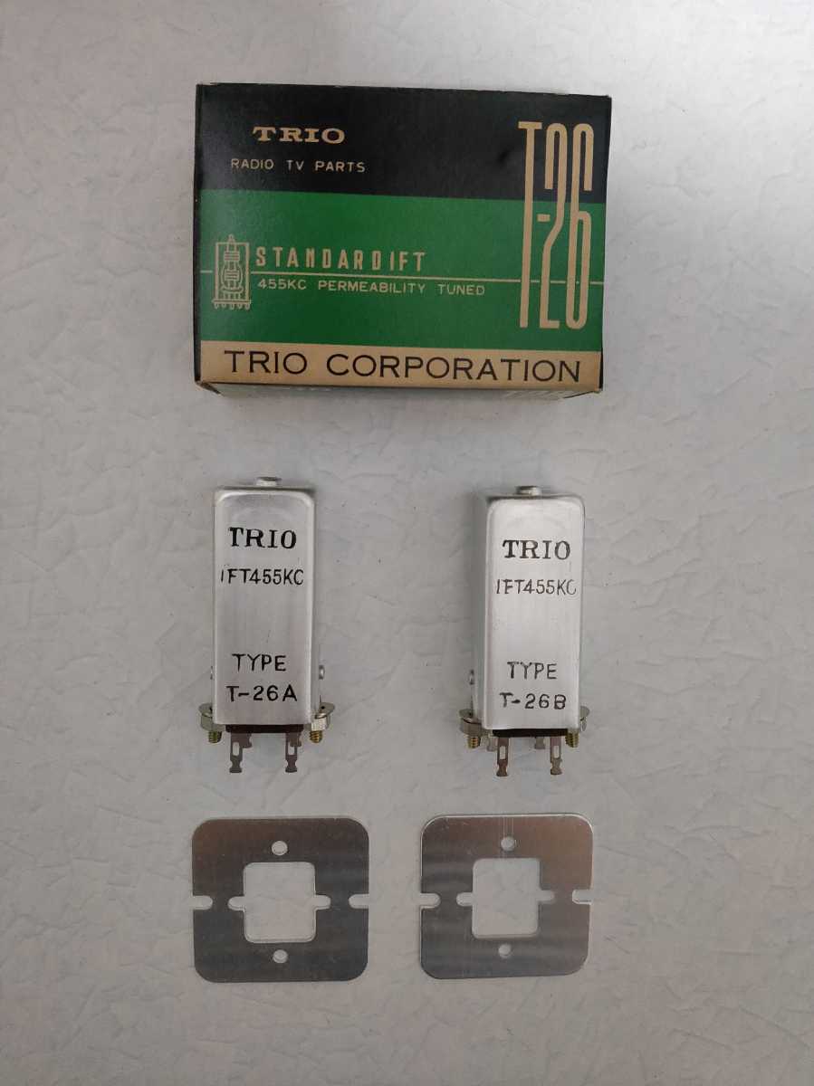 TRIO IFT T-26(未使用、箱&データシート付）中間波トランス 455KHz AM用の落札情報詳細 - ヤフオク落札価格検索 オークフリー