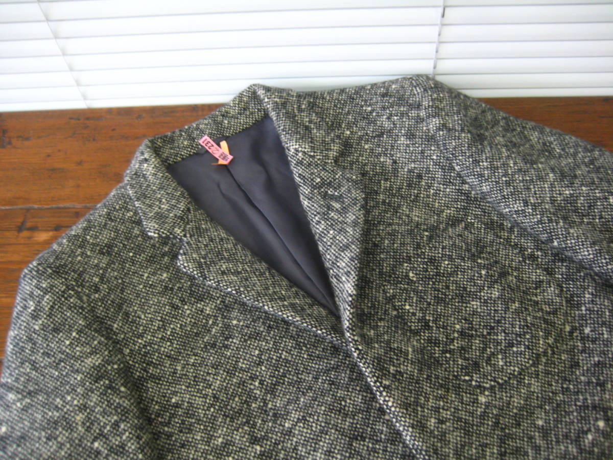 VINTAGE RING JACKET アイルランド製 CALEDON TWEED 使用 ツイードジャケット【SIZE/93】 古着 ...