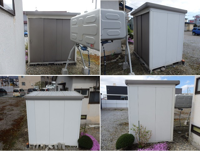 【引取限定・函館】ビニトップ物置 NW-2115 中古品 KOHAN KENZAIの落札情報詳細 - ヤフオク落札価格検索 オークフリー