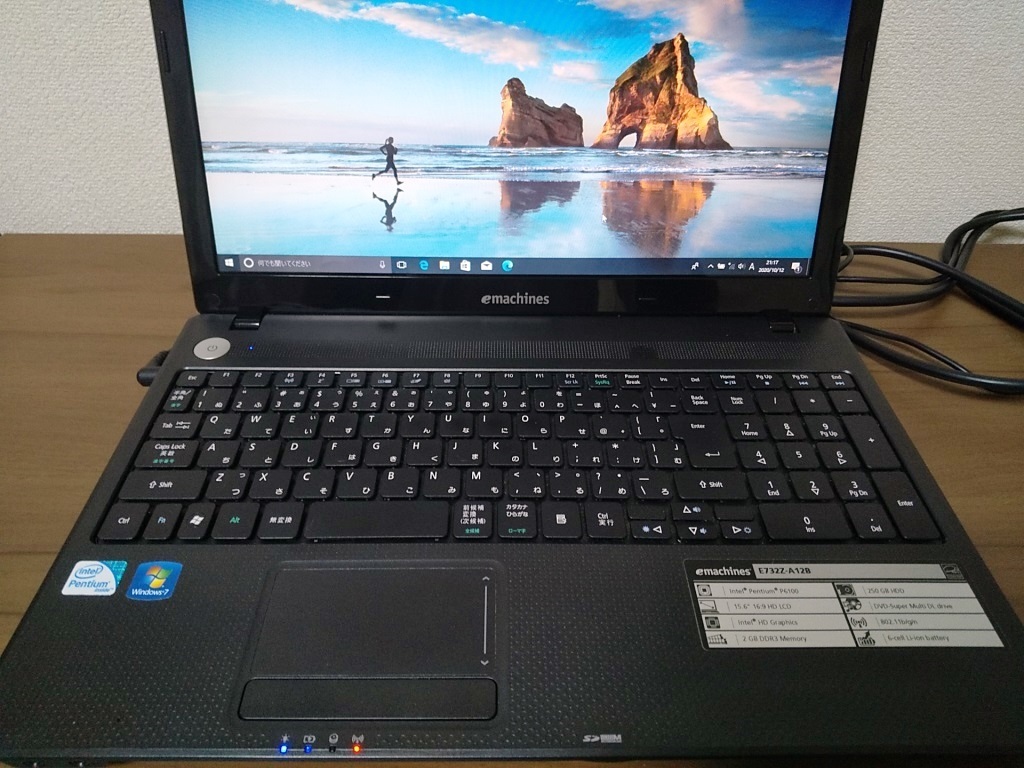 eMachines E732Z-A12B 中古 Corei3/SSD128GB/Mem4GB/HDMI /無線LANの落札情報詳細 ...