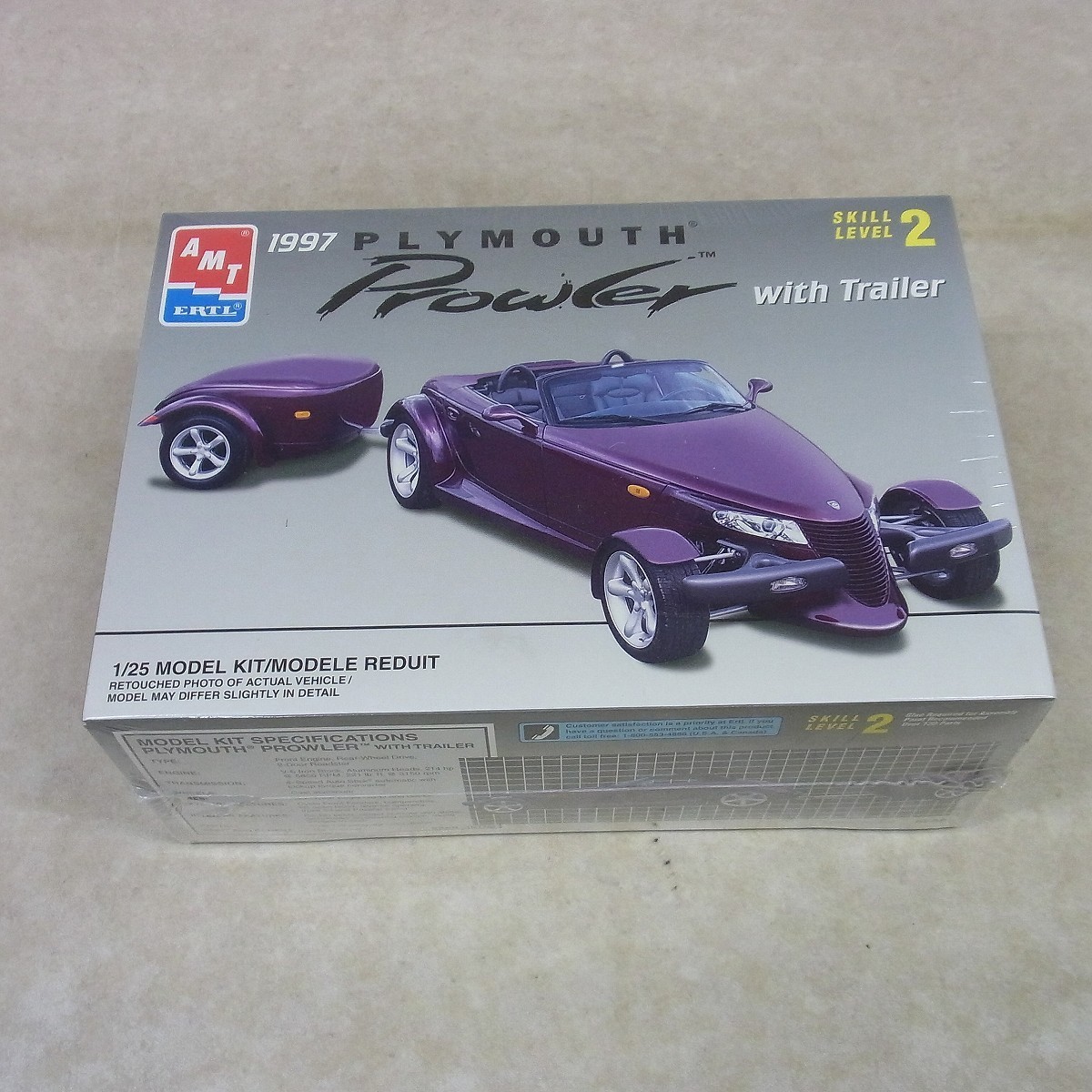 【新品】未開封 AMT/ERTL 1/25 1997 プリムス プロウラー with トレーラー No.8588 PLYMOUTH ...