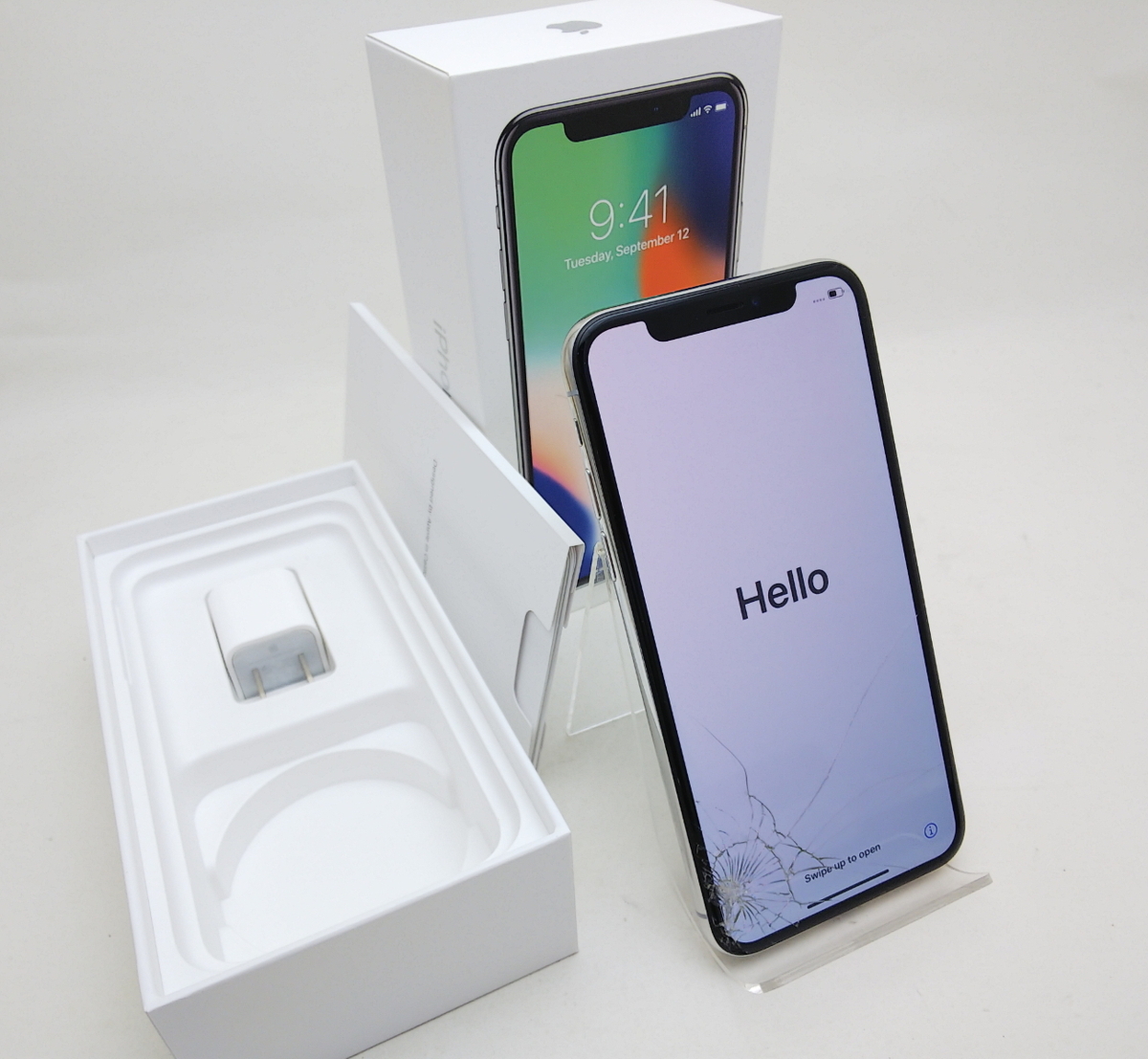【ジャンク品】 SIMロック解除済 iPhoneX 64GB シルバー 液晶ガラス割れ 判定の落札情報詳細 - ヤフオク落札価格検索 オークフリー