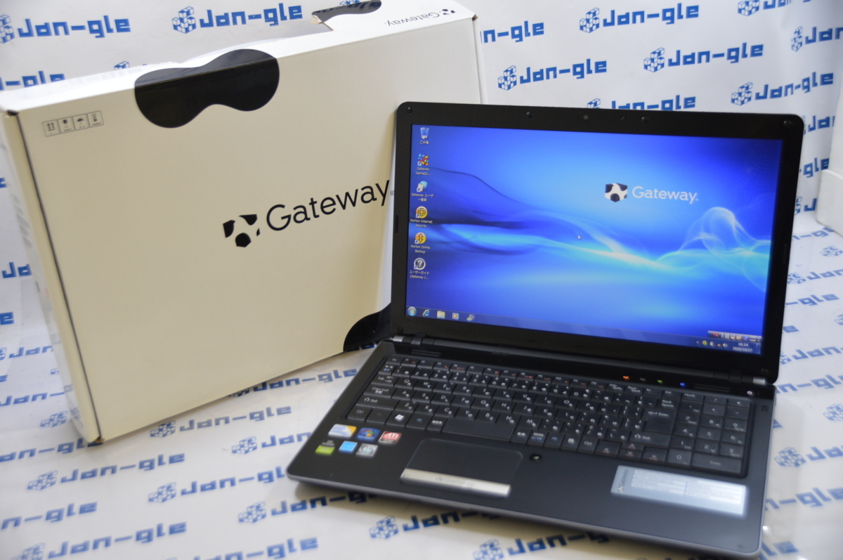 GateWay EC5800-45S LL1 ノートPC C2D 1.4GHz/4GB/500GB 格安1円スタート! Windows7搭載 ...