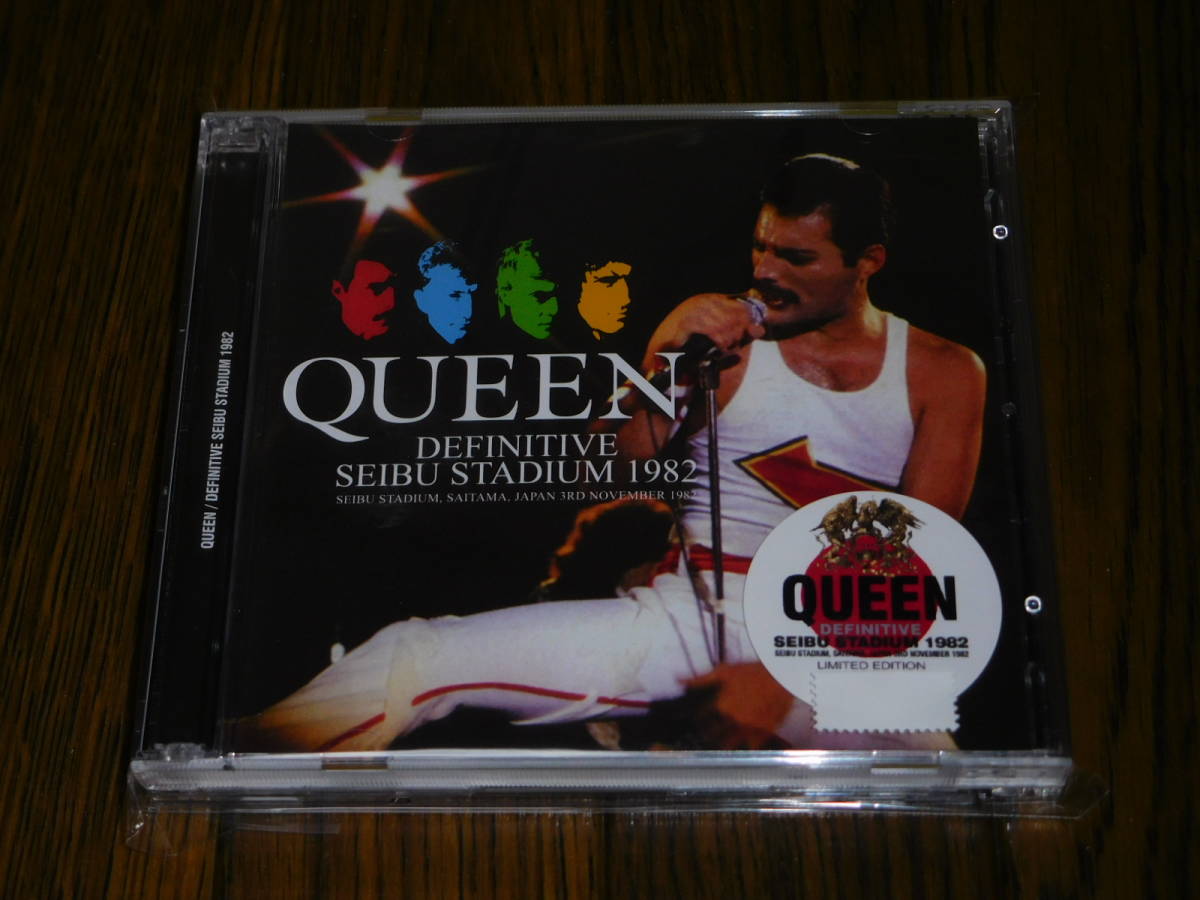 【新品】未開封新品 QUEEN / DEFINITIVE SEIBU STADIUM 1982+ LIVE IN JAPAN: SEIBU STADIUM 1982 初回ナンバリングステッカー ...