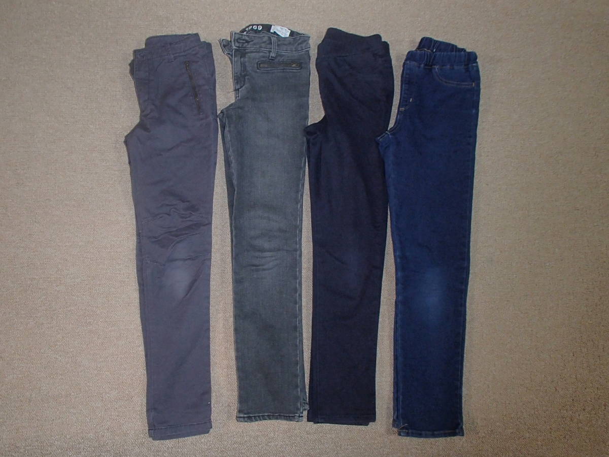 140 GAP ユニクロ GU パンツ まとめて 4本 セット スキニー ストレッチ 中古 USEDの落札情報詳細 - ヤフオク落札価格情報 オークフリー