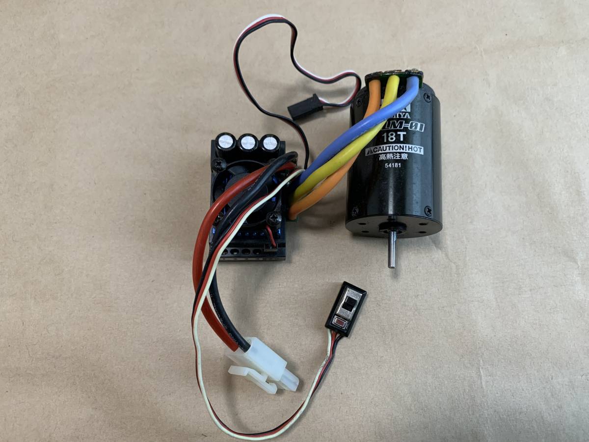 TAMIYA タミヤ ブラシレスモーター アンプセット TBLM-01 18T TBLE-01 BRUSHLESS ESC01 格安 1円～ 送料無料の落札情報詳細 - ヤフオク落札価格検索 ...
