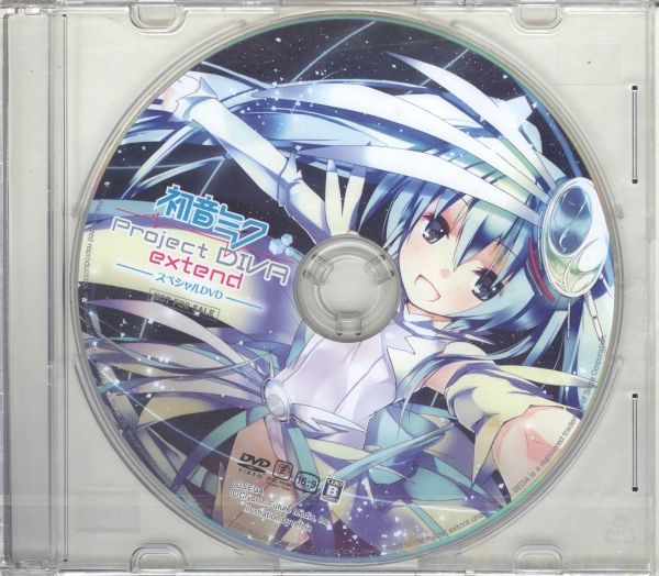 【未使用】20170 未開封DVD 初音ミク Project DIVA extend スペシャルDVD アニメイト特典の落札情報詳細 ...