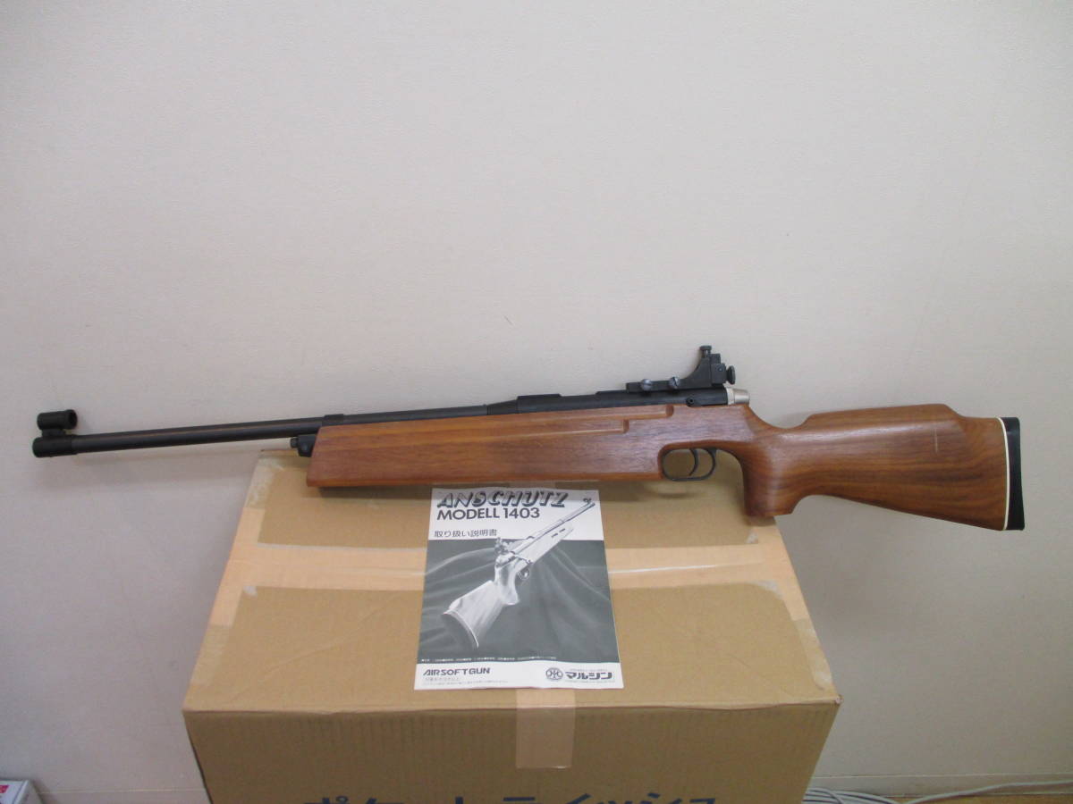 マルシン アンシュッツ M1403 ANSCHUTZ Model 1403 Cal.6mmBB MFG.MARUSHIN エアライフル の落札 ...